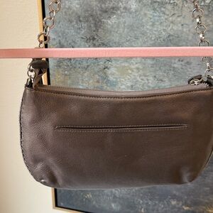 Brighton | Bags | Brighton Angelina Pewter Shoulder Bag Purse With ...